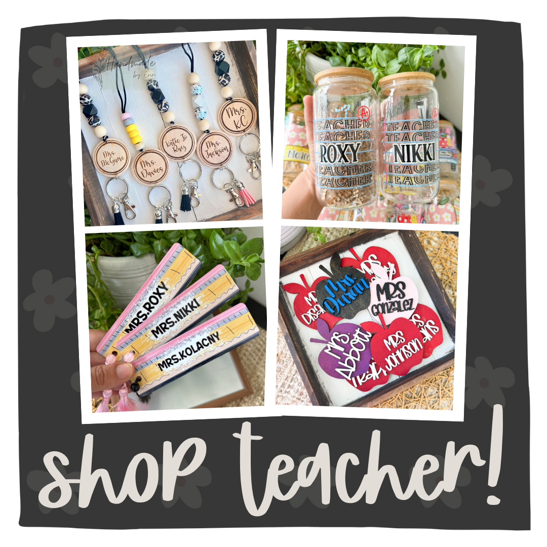 Personalized Teacher Gifts – Handmade By Erin